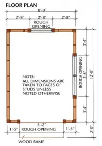 8x12 Shed Plans | Free-With Illustrations | DIY Blueprints