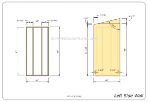 4x8 Lean To Shed Plans Free | Materials List | DIY
