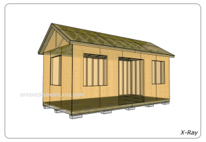 10x20 Shed Plans | Free | Gable Roof | Material List | DIY
