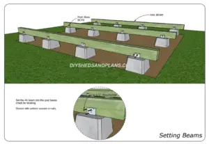 Building A Shed On Pier Blocks | Pier and Beam Floor | DIY