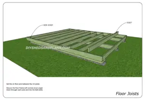 How To Build A Shed Floor On Skids | How To Attach Skids To A Shed | DIY