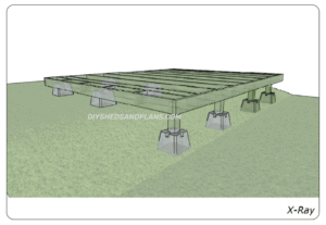 How To Build A Shed Base On Uneven Ground | Sloped Ground | DIY
